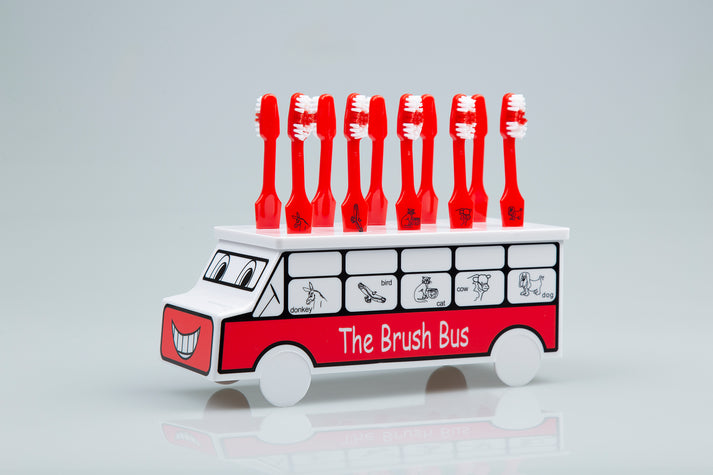 Brush Bus with Animal Symbols – The Brush Bus Ltd